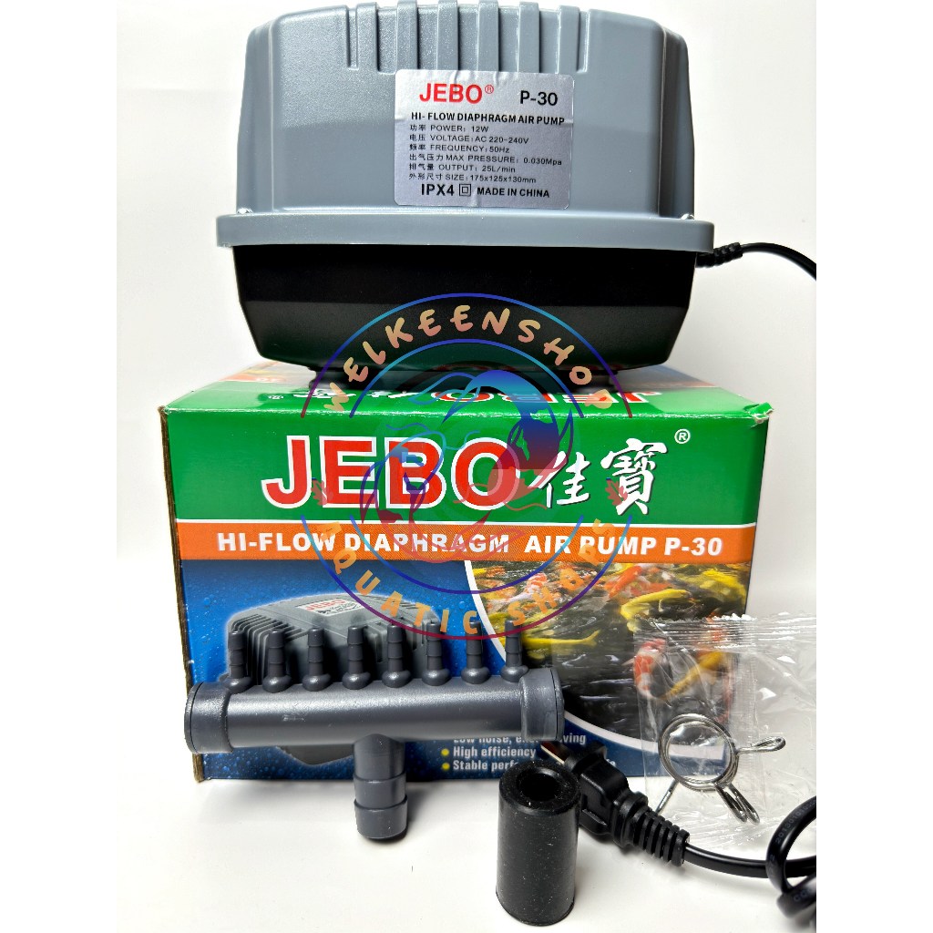 Jual JEBO P30 P-30 P 30 Pompa Udara Oksigen Aerator Air Pump Airator ...
