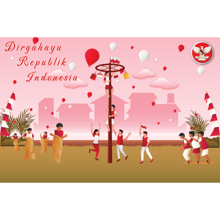 Jual Backdrop Agustusan Panggung Lomba Bisa Custom | Shopee Indonesia