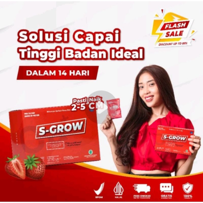 Jual Susu S-grow Asli isi 10 Sachet Minuman Bubuk Peninggi Badan Cepat ...