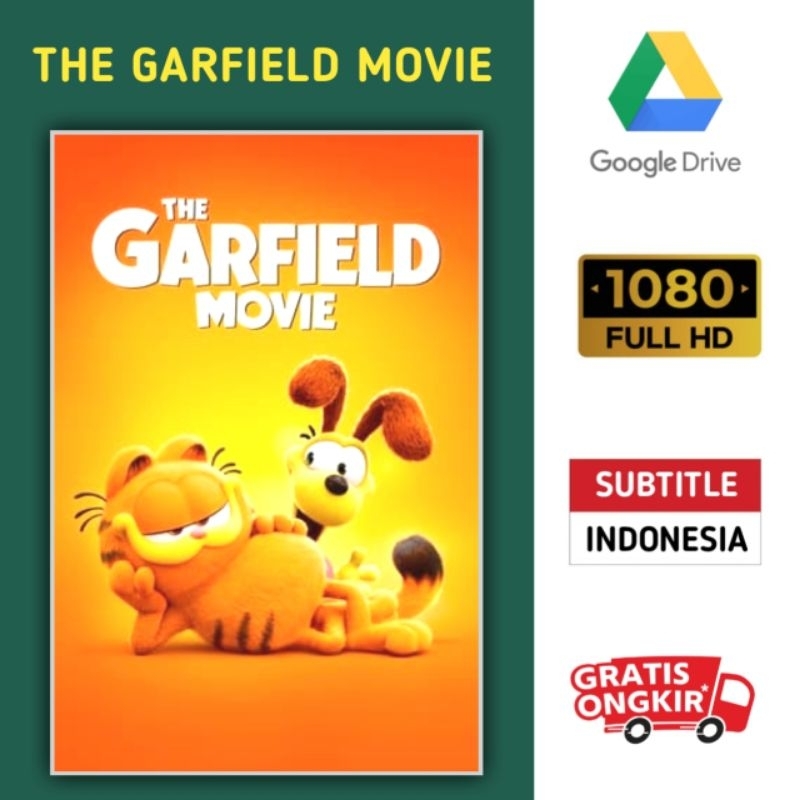 Jual The Garfield Movie (Sub Indo,Bluray,Full HD 1080p,G-drive ...