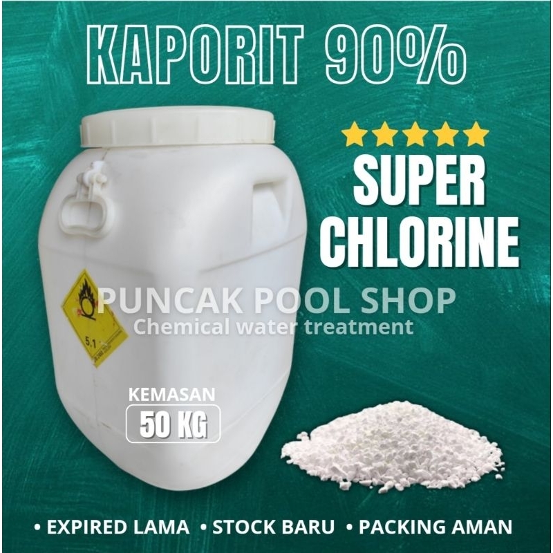 Jual Kaporit granular 90% 50kg / TCCA granular 90% kolam renang ...