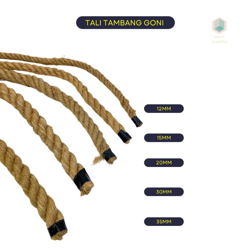 Jual TALI TAMBANG GONI 15mm METERAN-TALI RAMI-TALI IJUK-TALI SABUT-TALI ...