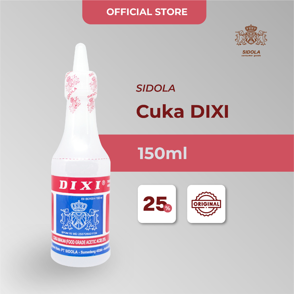 Jual Dixi Cuka Makan 150mL / 650 mL | Shopee Indonesia
