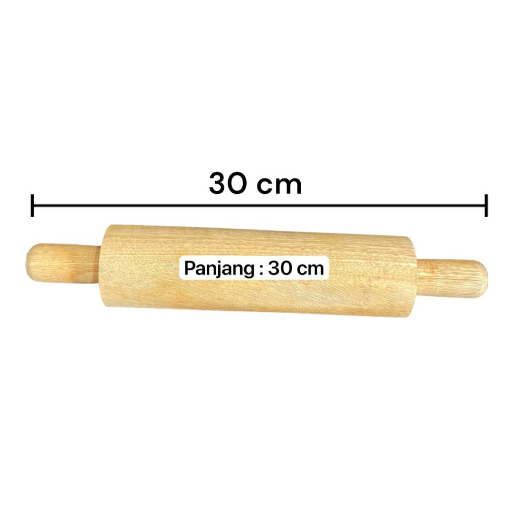 Jual Rolling Pin Kayu Penggiling Adonan Penggiling Penggilas Kue Adonan ...
