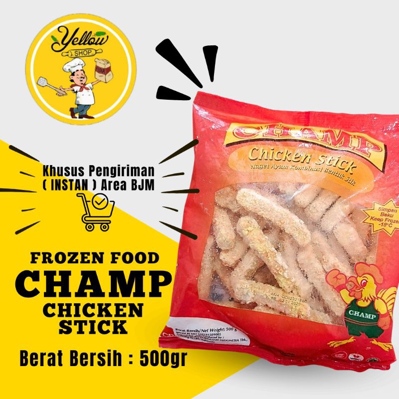 Jual CHAMP MITRA CHICKEN STICK 500GR / FROZEN FOOD | Shopee Indonesia