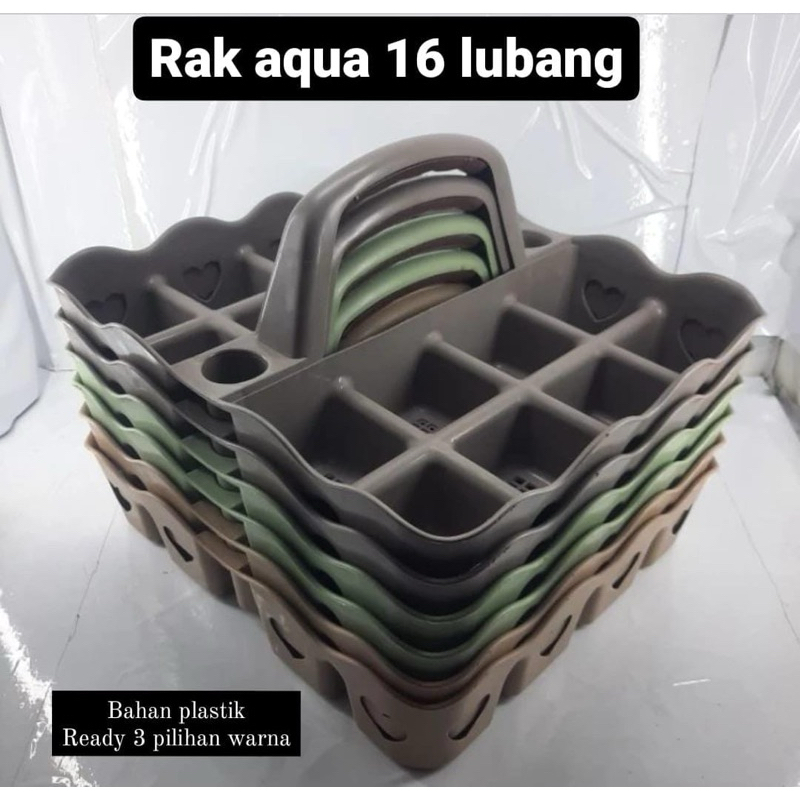 Jual RAK AQUA 16 LUBANG | Shopee Indonesia