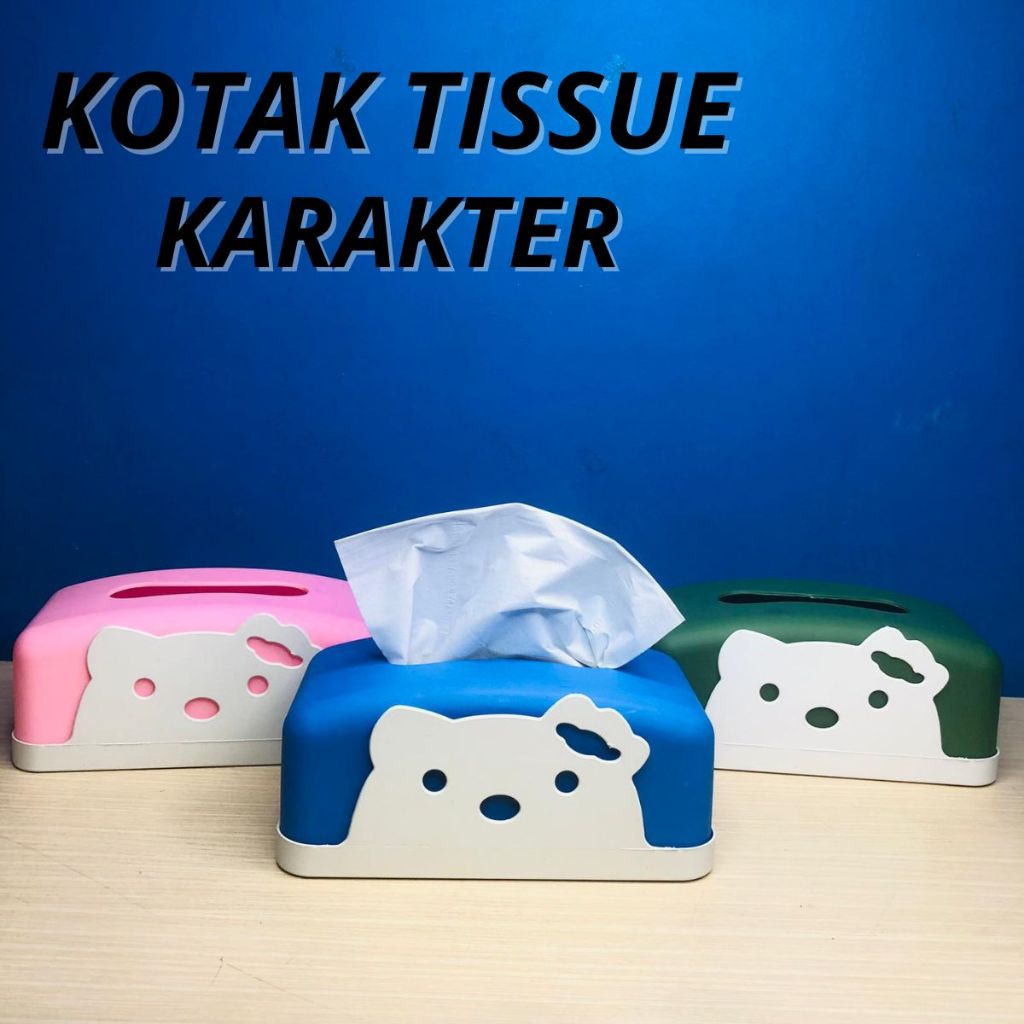 Jual Kotak Tisu Karakter Lucu Tissue Storage Box Plastik Wadah ...