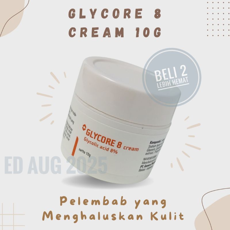 Jual Glycore 8 Cream - Krim Penghalus Kulit dengan Glycolic Acid 8% ...