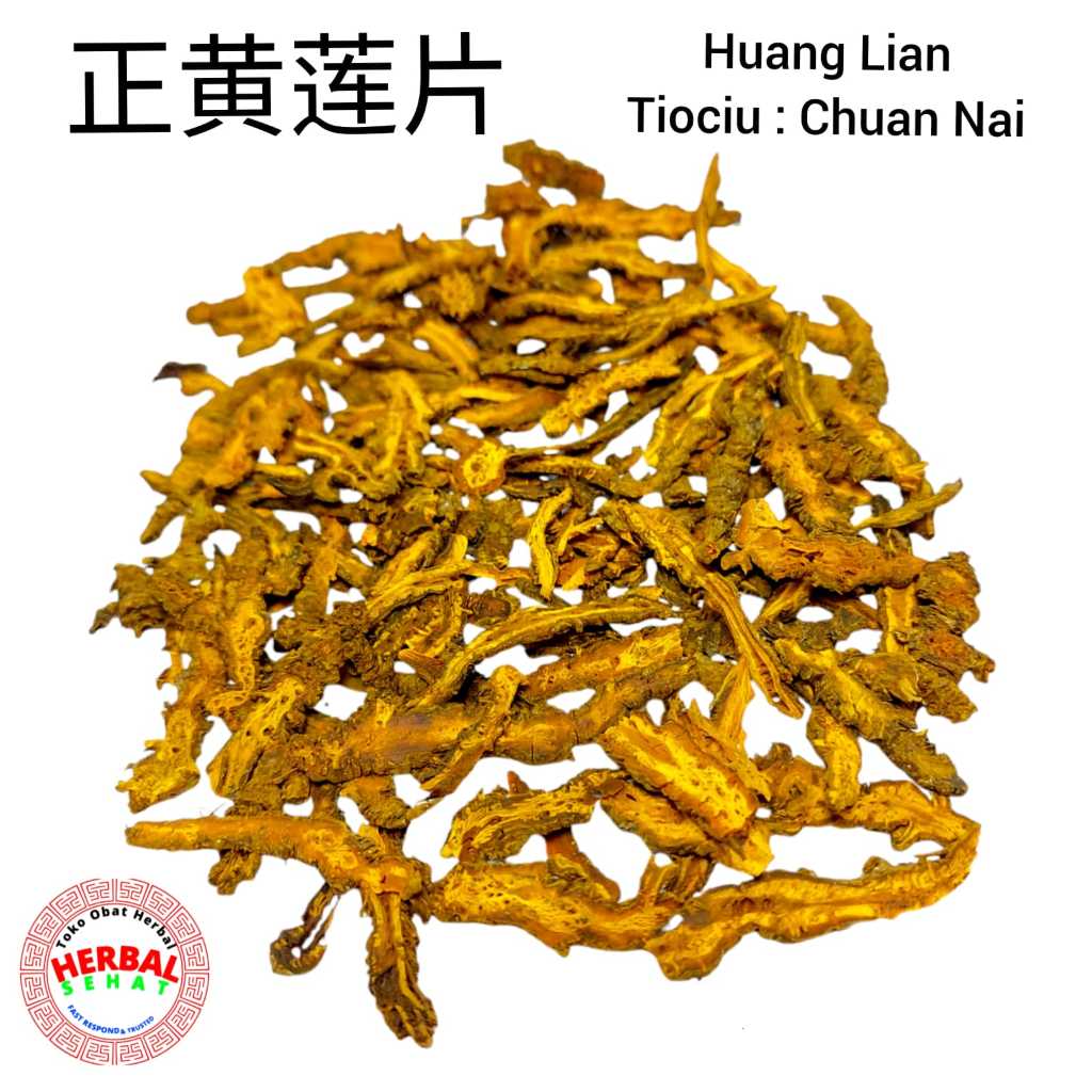 Jual Huang Lian Pian iris / Fen Bubuk (50g-100g) (Grade A) Xi Lian ...