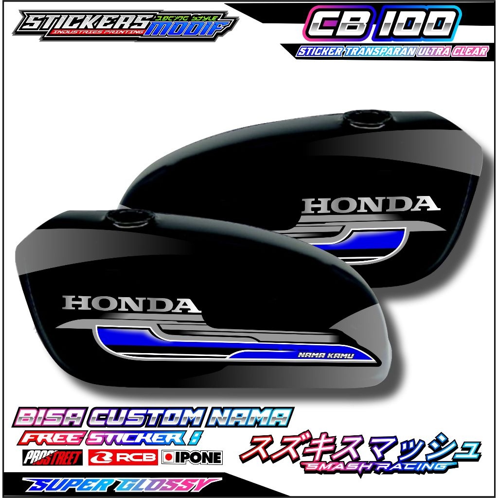 Jual STRIPING VARIASI HONDA CB 100 / STICKER LIST MOTOR HONDA CB 100 ...
