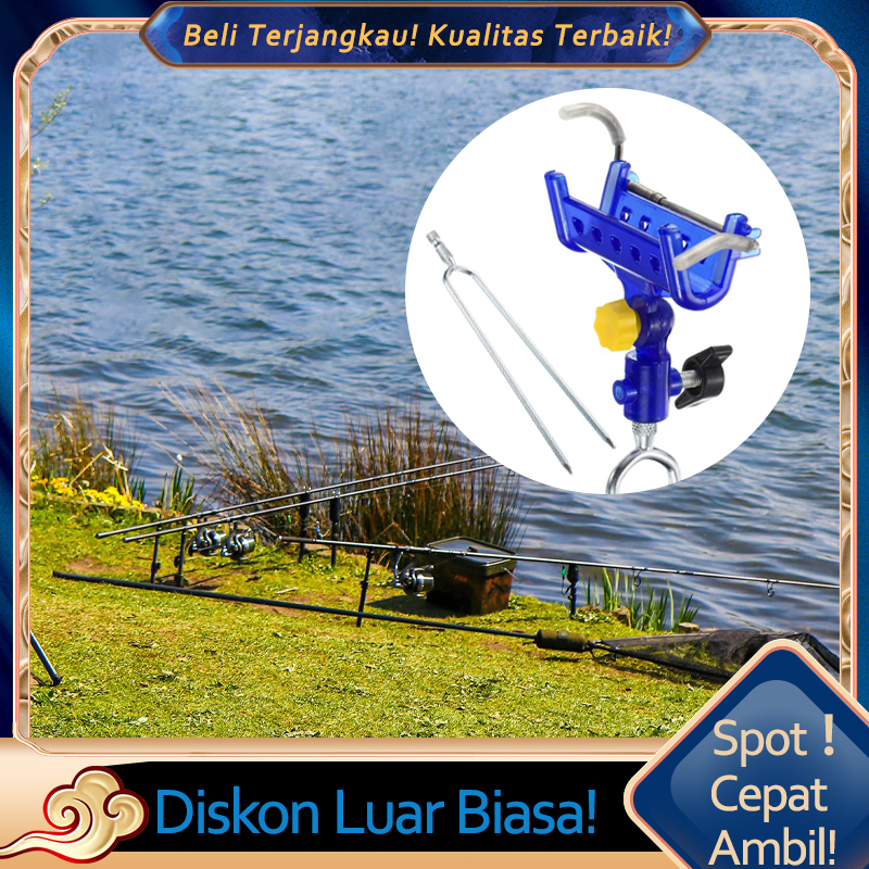 Jual Otomatis Bracket Dudukan Joran Pancing Adjustable 360 Derajat ...
