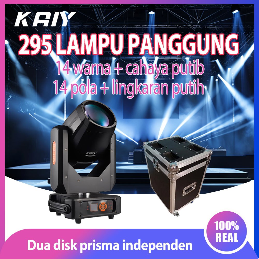 Jual Kaiy Beam 295w Moving Head Light Lampu Panggung Sorot Putar RGBW 8 ...