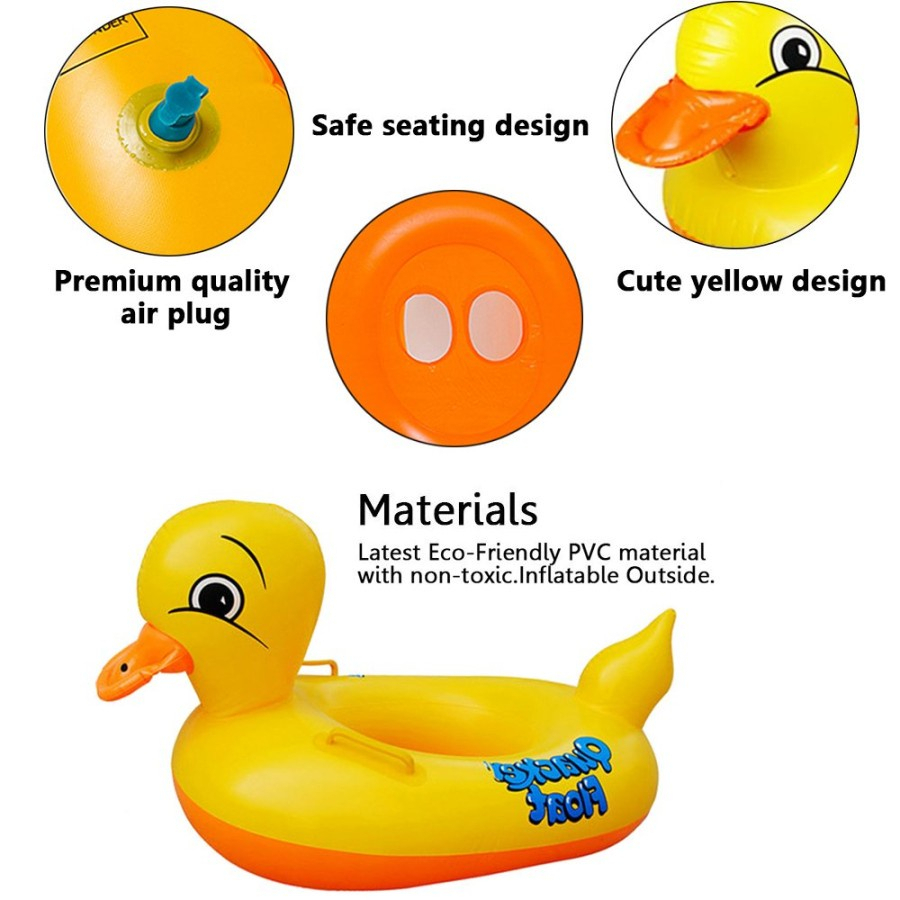 Jual Pelampung Bebek K255B Quacker Float Baby Boat Pelampung Duduk ...
