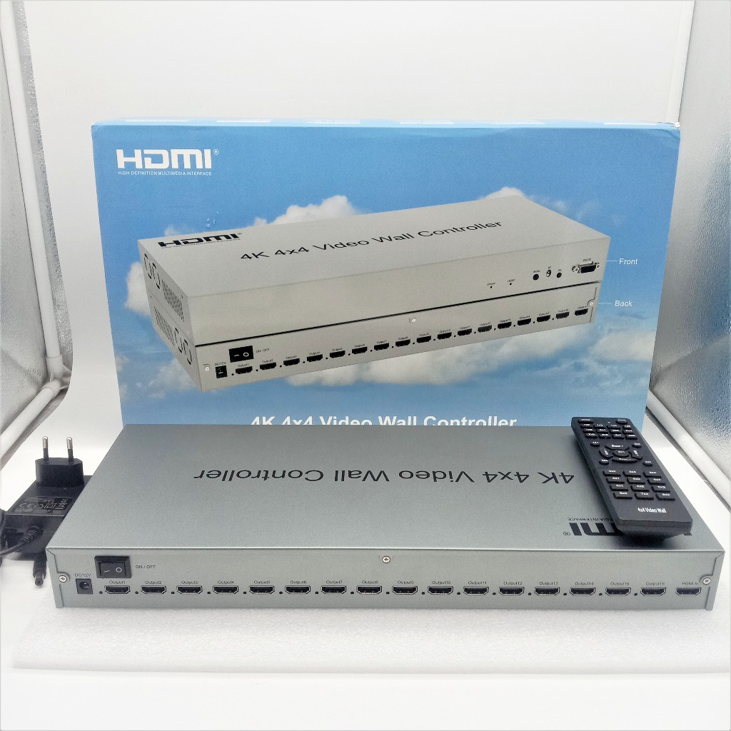 Jual Video Wall Controller 4x4 4K Wall Controller 4x4 4K HDMI Video ...