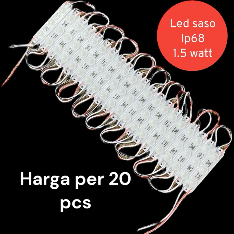 Jual led saso 6214 ip 68 samsung 1.5 watt per 20 pcs neon box dll ...