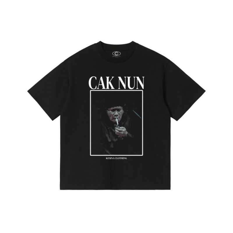 Jual CAK NUN UDDUD SERIES | KESINA CLOTHING | KAOS PENDEK HITAM COTTON ...
