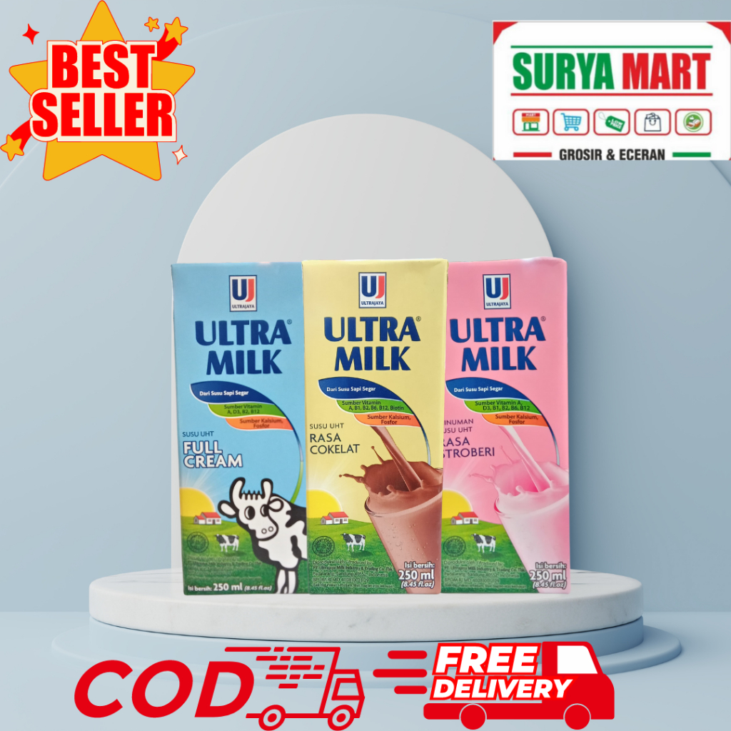 Jual Ultra Milk 250 ml - Super Murah di Surya Official Store | Shopee ...