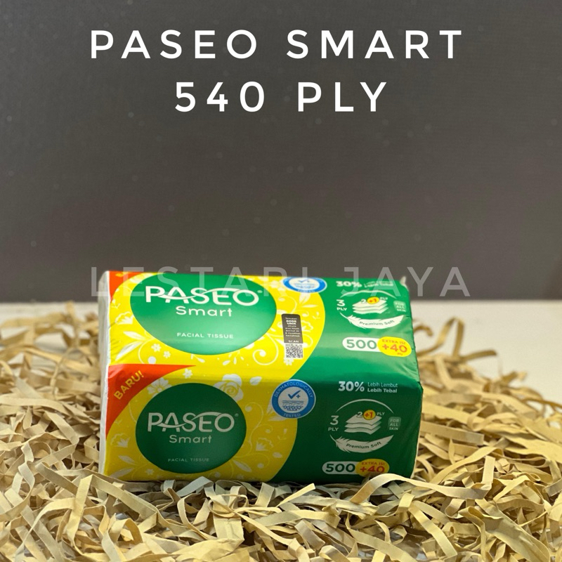 Jual Tissue Paseo Smart Facial 540 Helai 3 Ply Tisu Wajah 250 Sheet | Shopee Indonesia