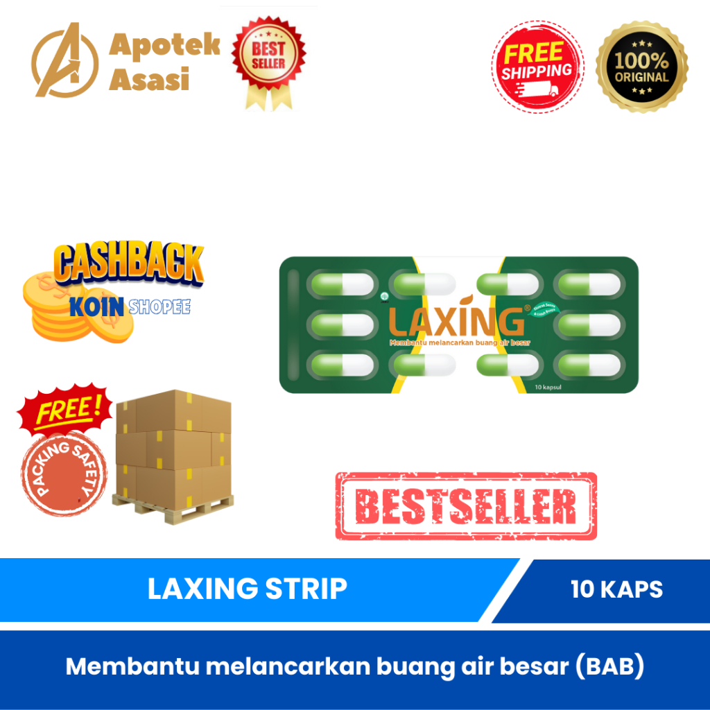 Jual LAXING blister isi 10 Kapsul - Obat Pencahar / Sembelit ...