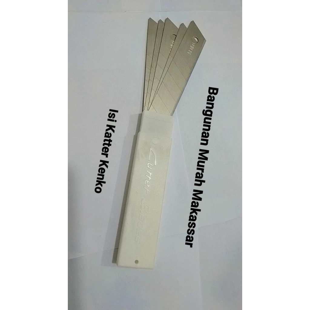 Jual Isi Cutter Besar Set 5pcs KENKO / Isi Refill Cutter Blade / Mata ...