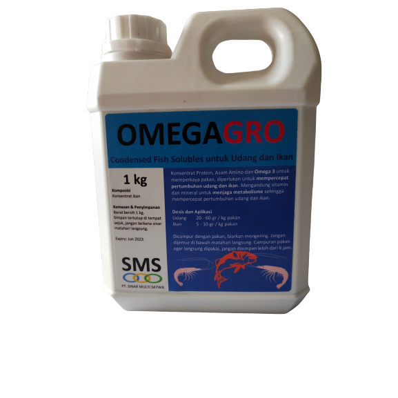 Jual OmegaGro Suplemen ikan dan udang/Omega Protein Untuk Ikan dan ...
