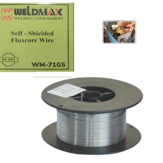 Jual pakan las mix KAWAT LAS FLUX CORE 0.8 MM 1KG pakan las mig tanpa ...