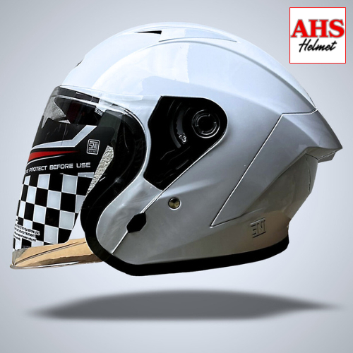 Jual HELM HALF FACE MVP RR-15 SINGLE VISOR SNI | Shopee Indonesia