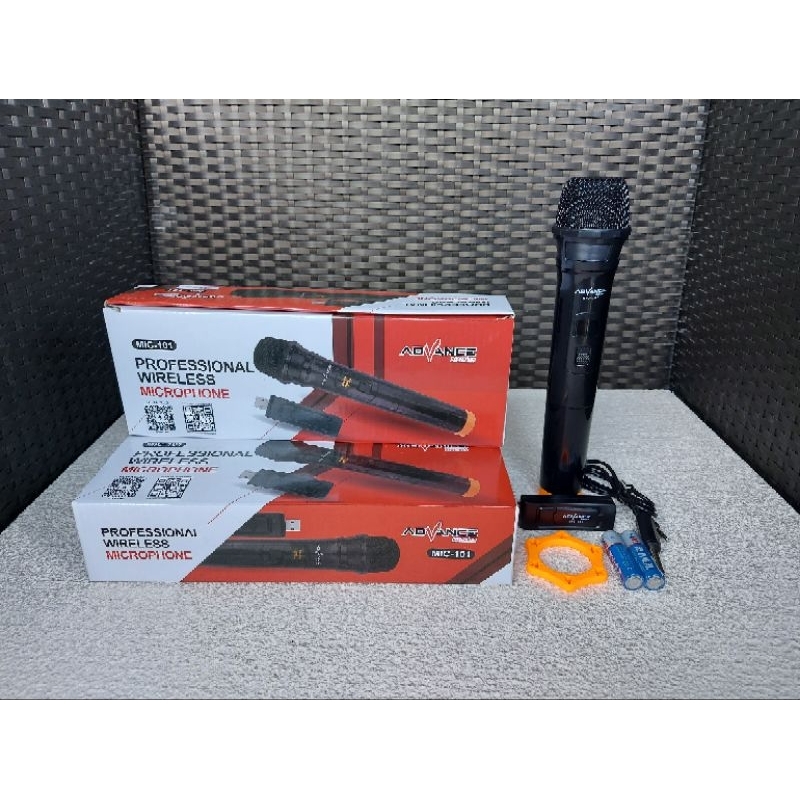 Jual Advance Mic Wireless 101 Mik Wireless Advance 101 Murah | Shopee ...