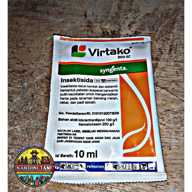 Jual Insektisida VIRTAKO obat ulat sachet) || 10ml (ORIGINAL) | Shopee ...