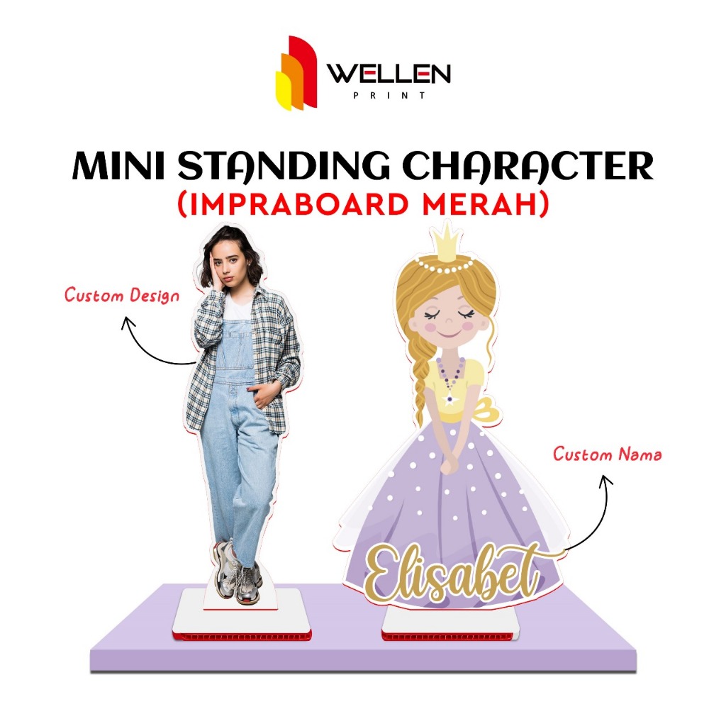 Jual WELLEN PRINT – Cetak Mini Standing Character Impraboard Custom ...
