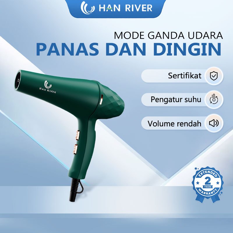 Jual HAN RIVER Hair dryer 800W Pengering Rambut Termurah / Ion Negatif ...