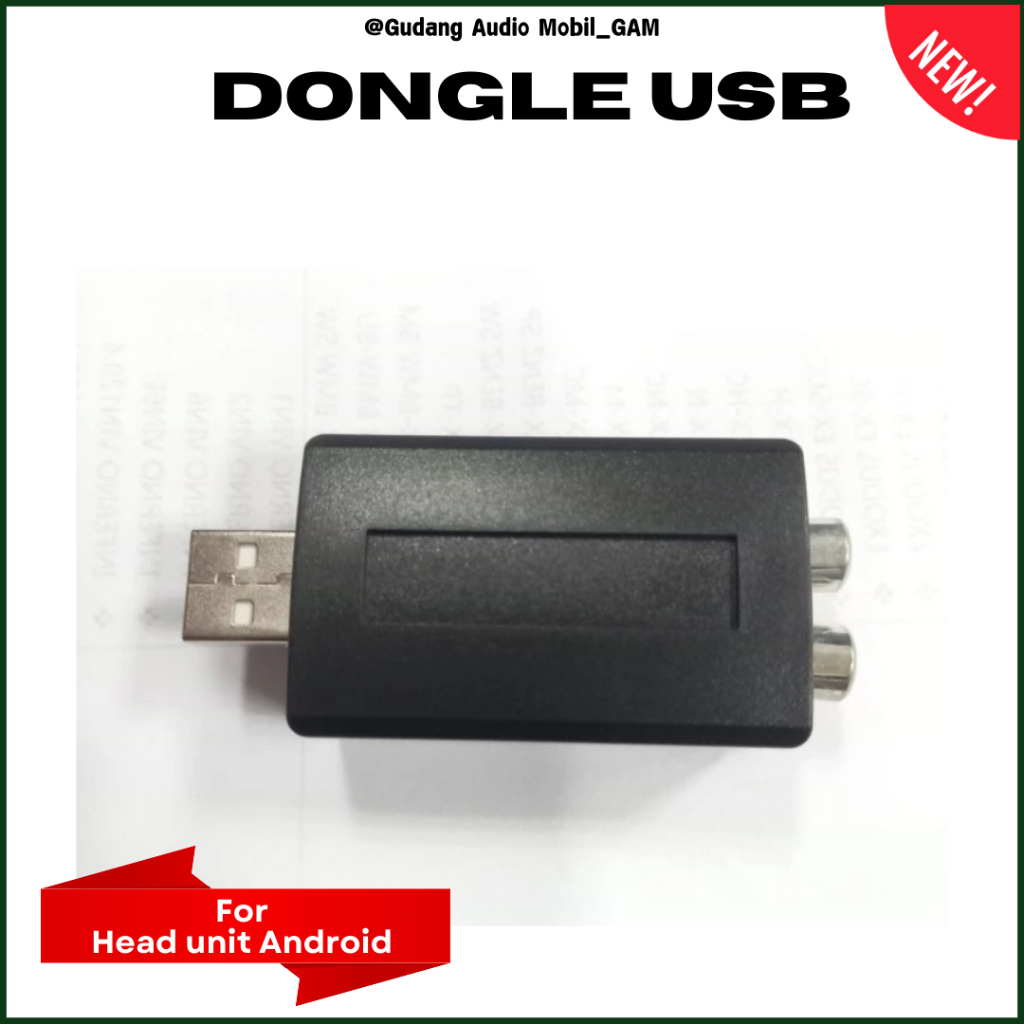 Jual ADAPTOR DONGLE USB VIDEO OUT HEAD UNIT ANDROID | Shopee Indonesia