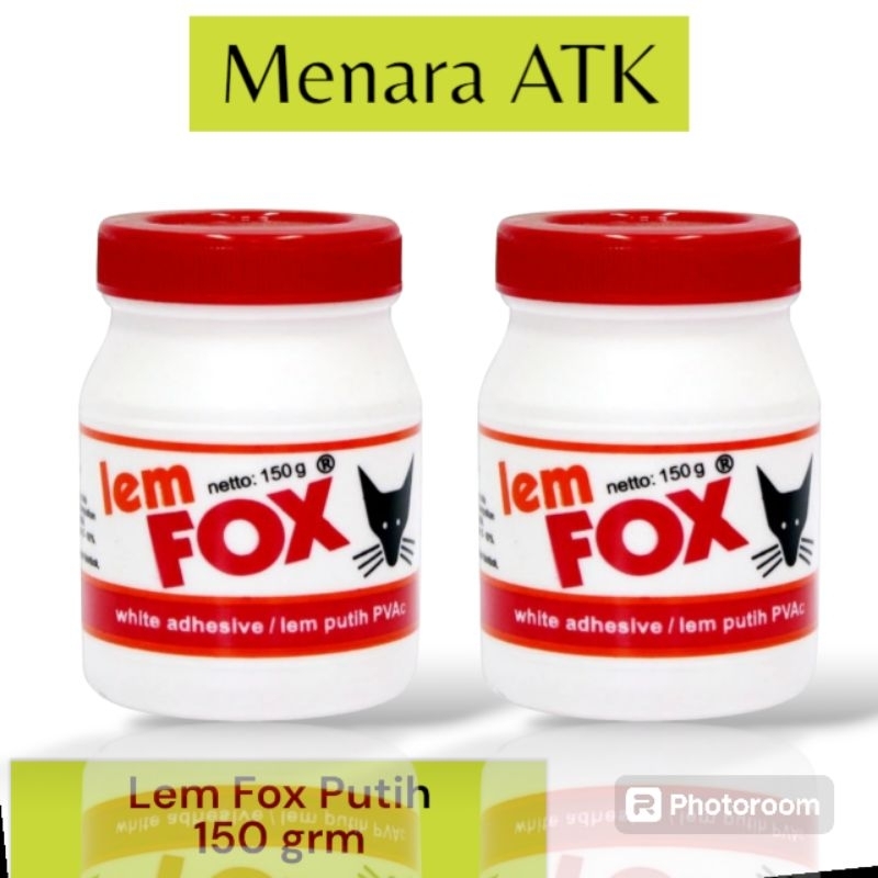 Jual Lem Fox Botol Putih 150 grm Original | Shopee Indonesia