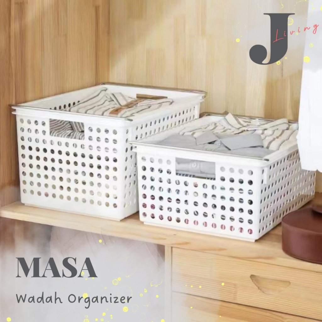 Jual J LIVING - MASA Rack Trolley Perapi Buku Plastik Besar Penyimpanan ...