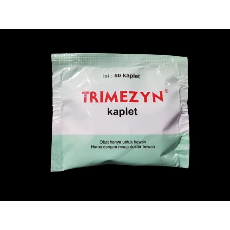 Jual TRIMEZYN KAPLET 50 BUTIR OBAT SNOT NGOROK KORISA PULLORUM UNGGAS ...