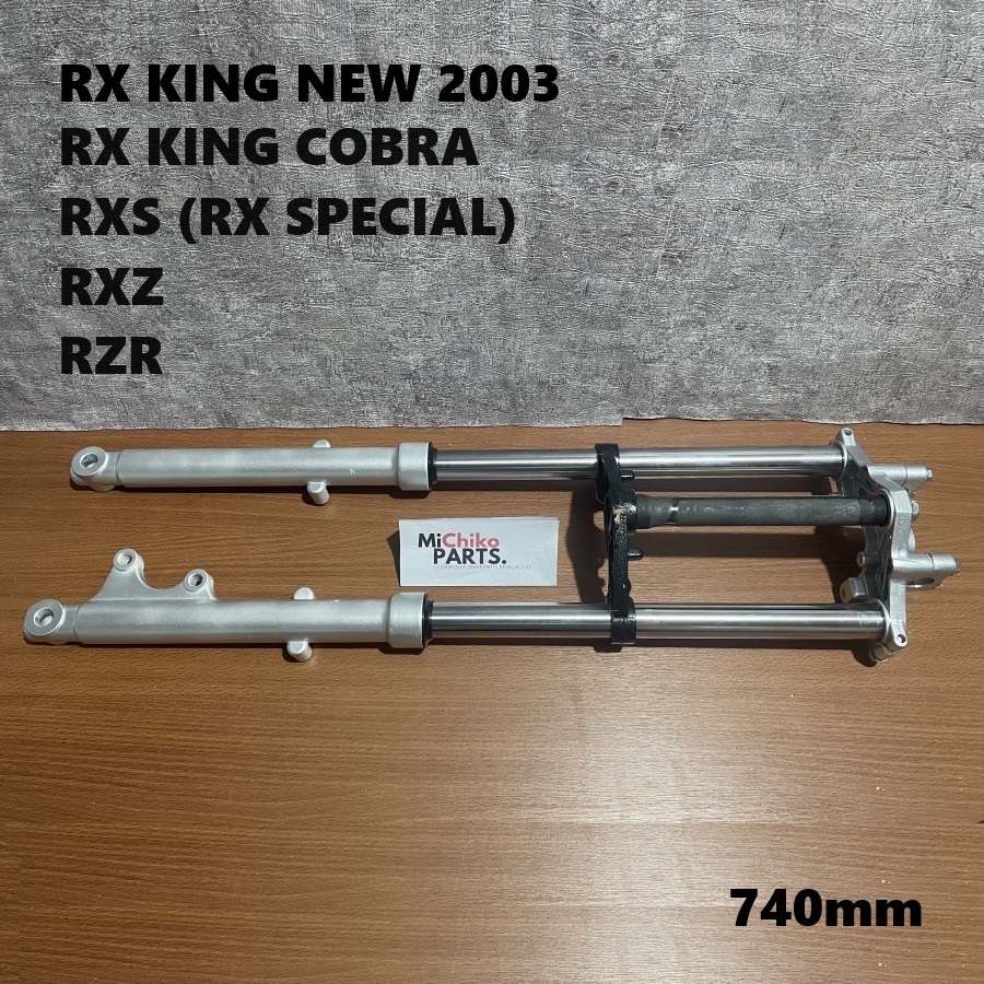 Jual Shock Skok Depan Komplit T Segitiga RX K King New 2003 RXKing Kobra Cobra RX Special ...