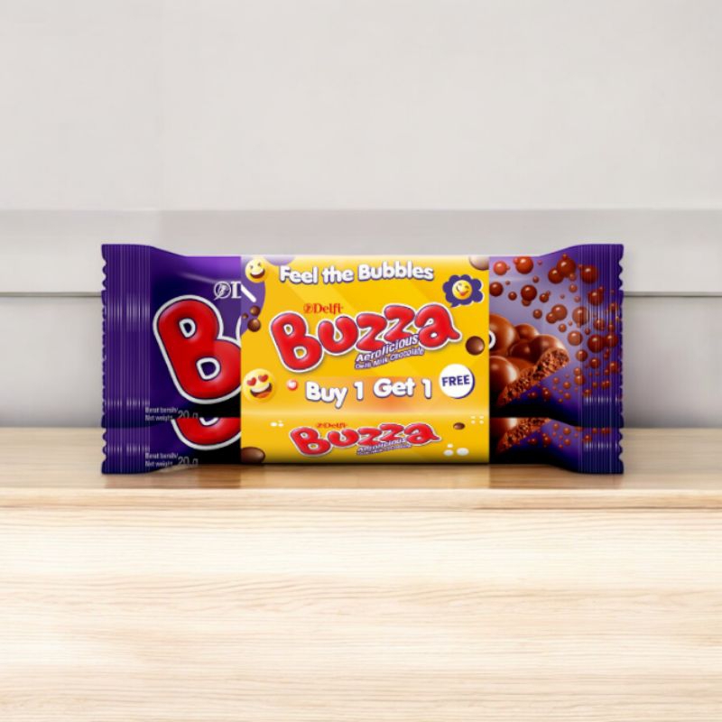 Jual Delfi Buzza Cokelat Susu Batang Aerolicious 2 x 20g | Shopee Indonesia