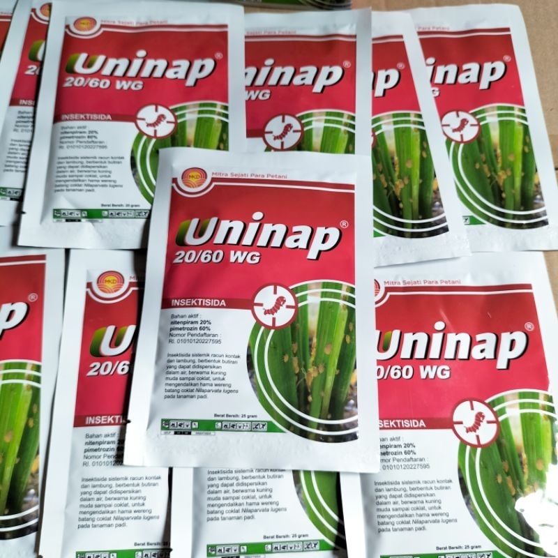 Jual Insektisida Uninap 20 / 60 WG 25 gram Untuk Pembasmi Hama wereng ...