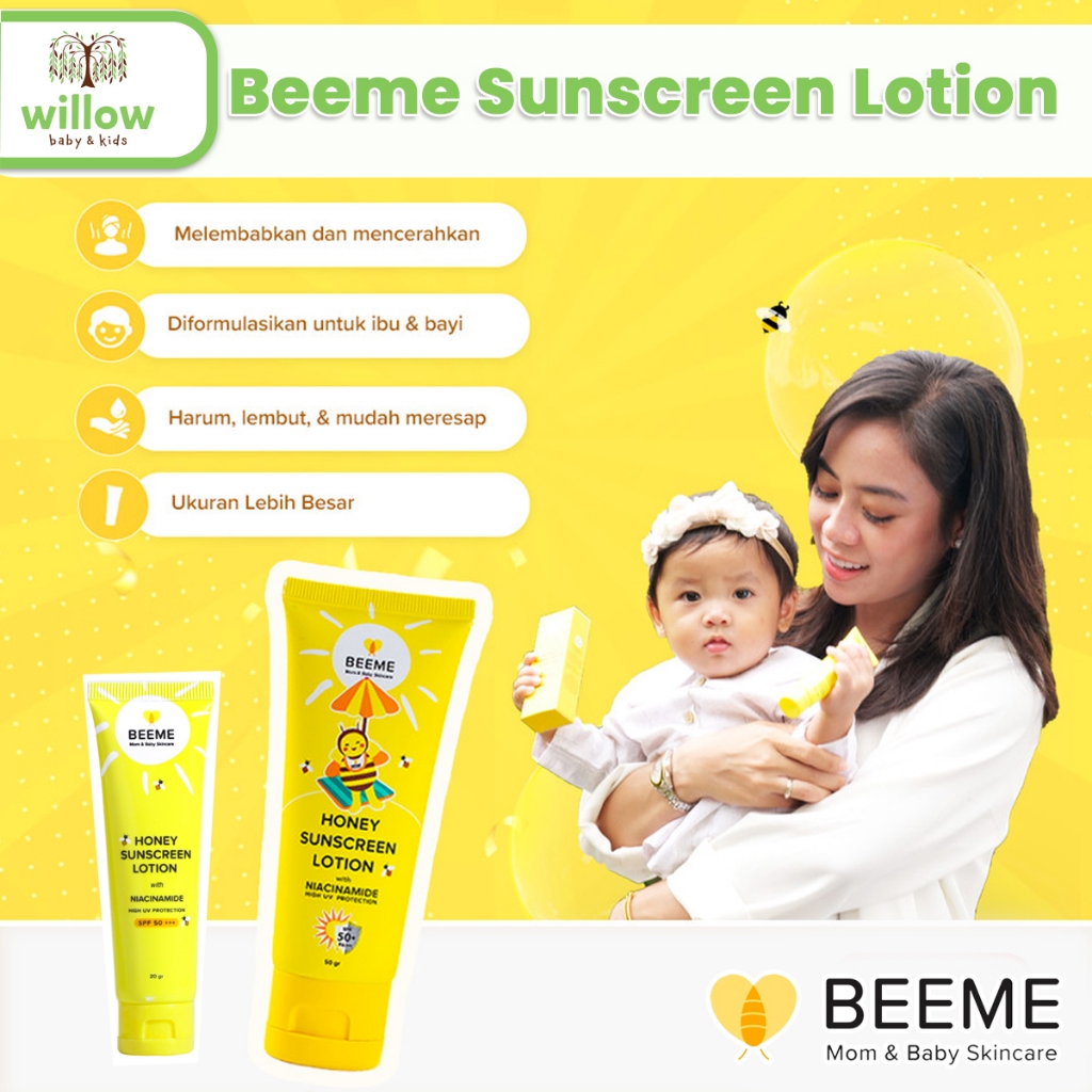 Jual Sunblock Badan - Beeme Honey Sunscreen Lotion Spf 50++ | Shopee ...