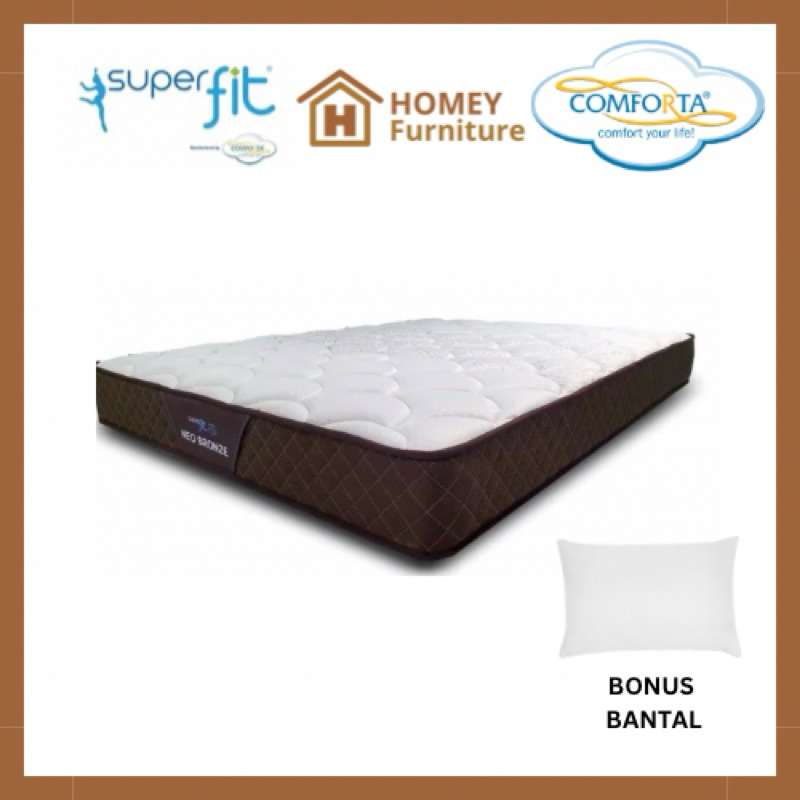 Jual PROMO KASUR SPRINGBED COMFORTA NEO BRONZE (BONUS BANTAL) | Shopee ...