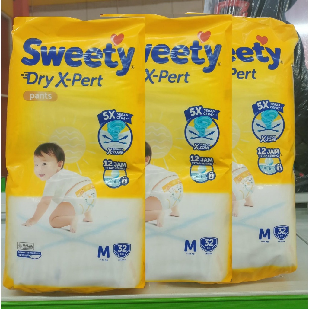 Jual SWEETY BRONZE PANT DRY EXPERT 3 BALL POPOK BAYI MENTARI.BBSHOP ...