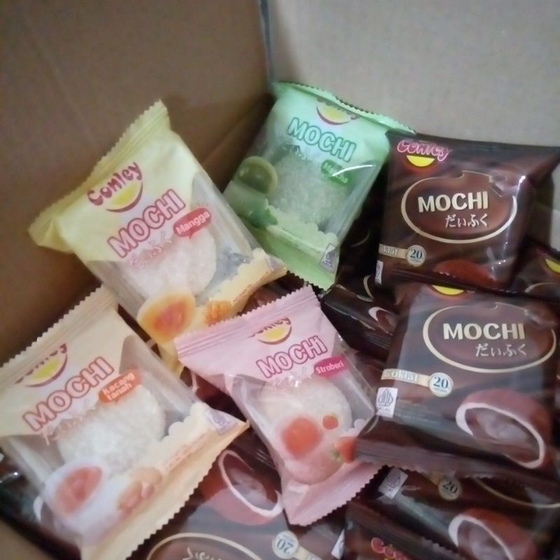 Jual MOCHI CONLEY 30 GRAM HARGA SATUAN ANEKA RASA KUE MOCI COKLAT ...