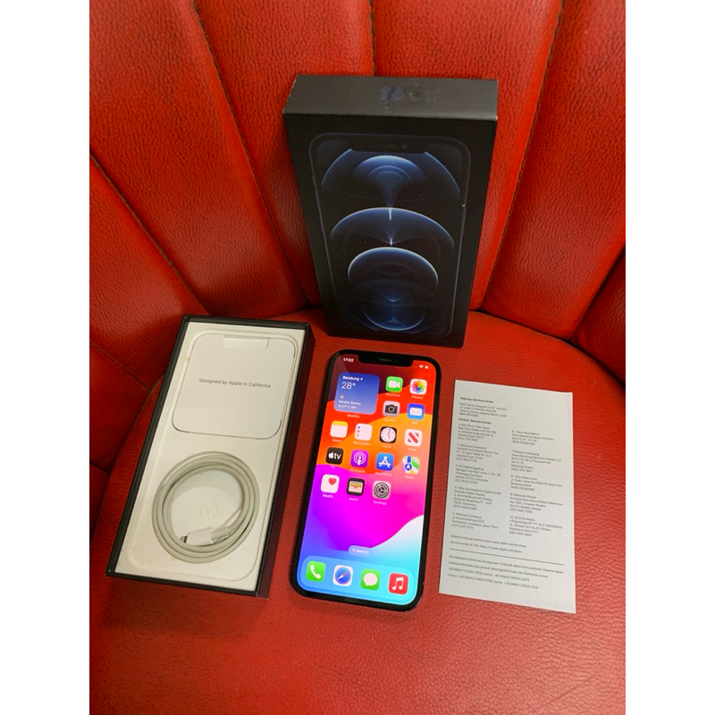 Jual iPhone 12 Pro 128gb Pasific Blue Digimap ID/A Fullset Original ...