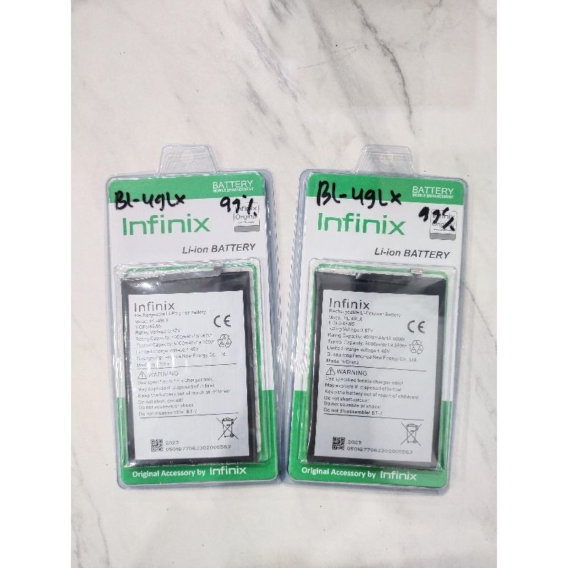 Jual BATERAI ORIGINAL INFINIX HOT 12/X6817 BL-49LX | Shopee Indonesia
