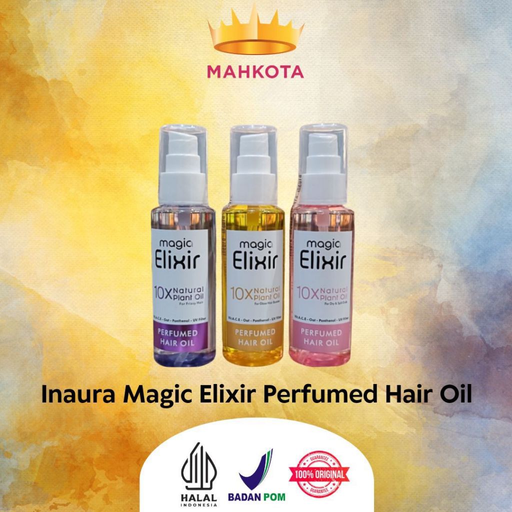 Jual Inaura magia elixer perfume hair oil 100 ml | Shopee Indonesia