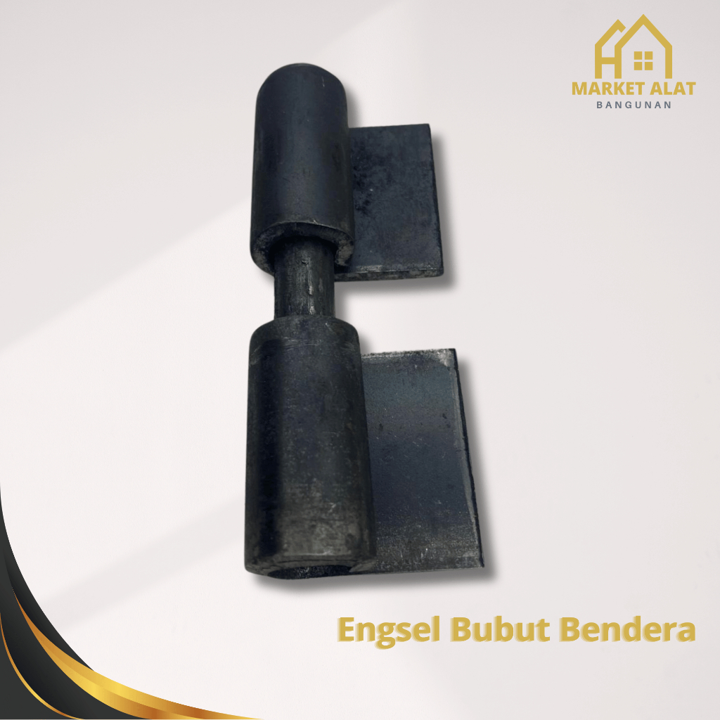 Jual Engsel Bubut Bendera Panjang 8.5 cm 10 cm / Engsel Pintu Besi ...