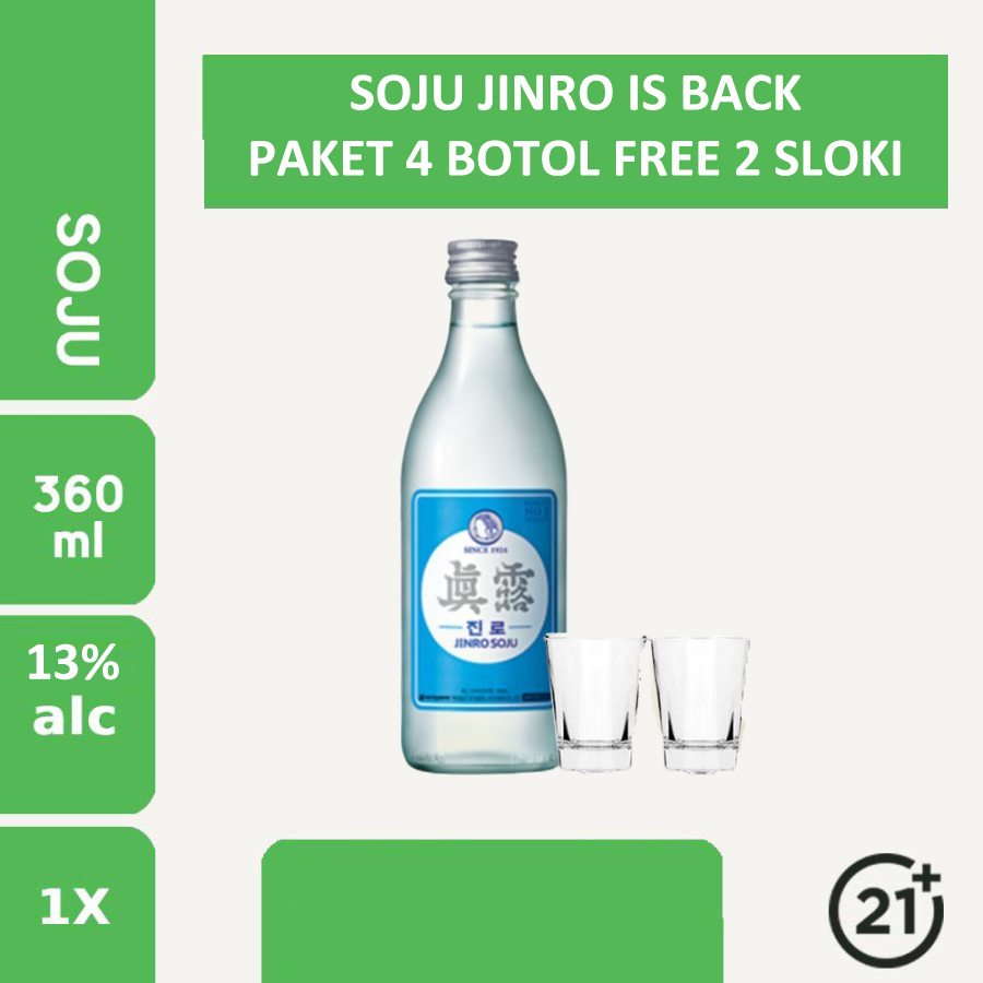 Jual Soju Import Jinro is Back Paket 4 Botol - Minuman Anak Muda ...