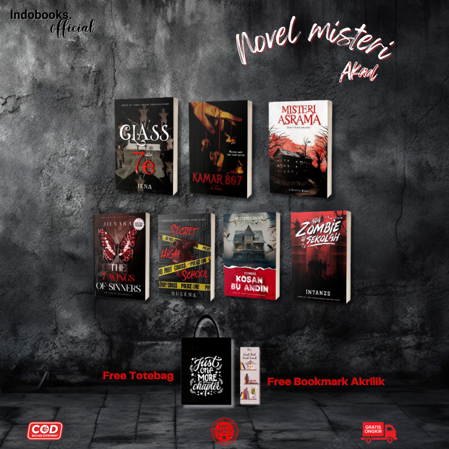 Jual Novel Misteri Best seller Akad Kosan Bu Andin, Class 7E, 7 Sayap ...