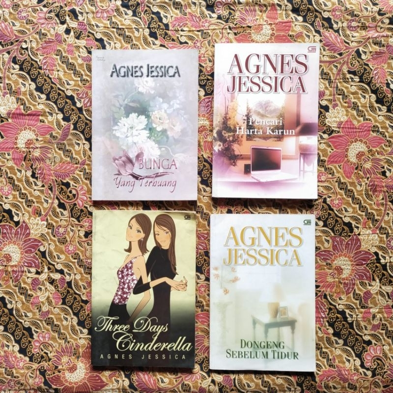 Jual Buku Novel Karya Agnes Jessica, Bidadari Bersayap Biru, Antara Aku ...