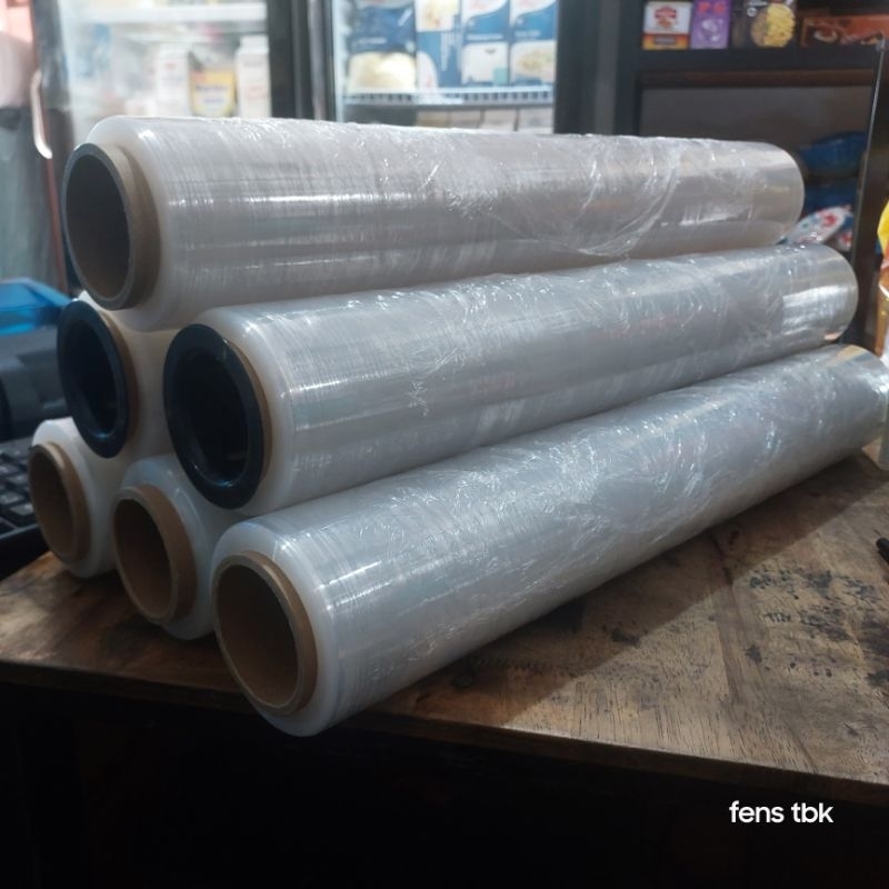 Jual PLASTIK WRAP STRETCH FILM 17 MIC*500 MM*130Y /PLASTIK WRAP KOPER ...